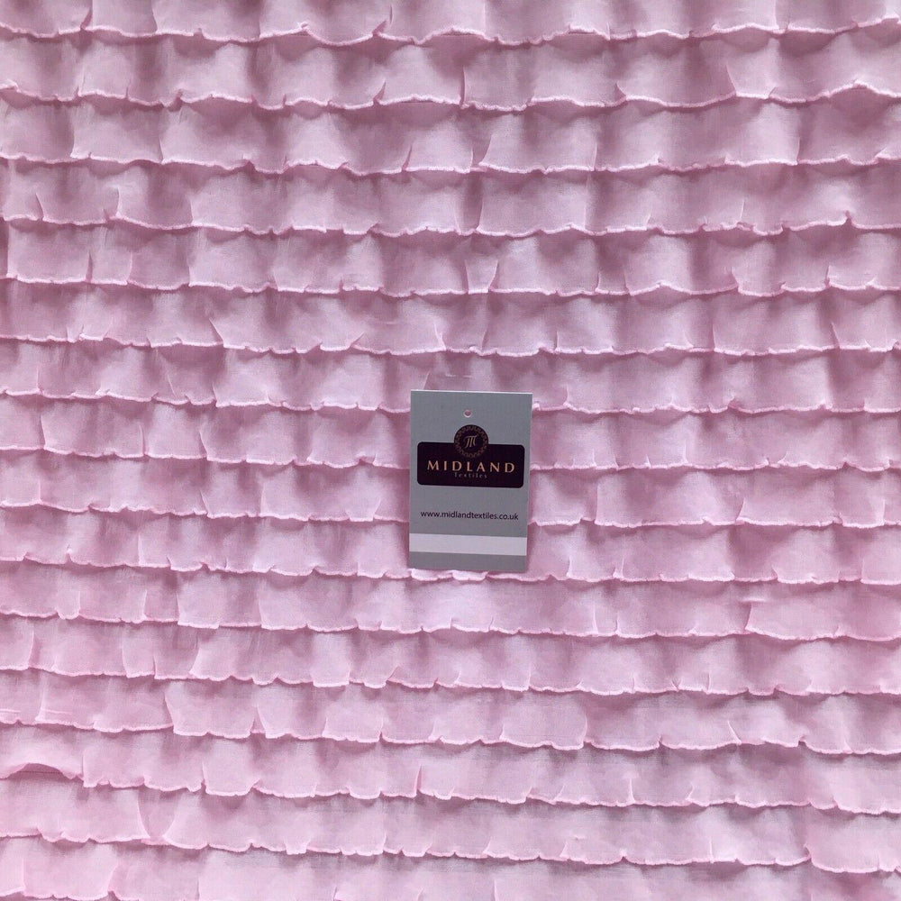 Lightweight Pleated Ruffle Rara Frill Mesh Dress Fabric 127 cm MV1323 ...